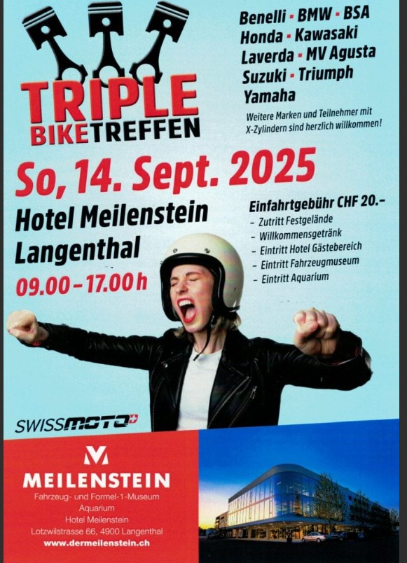 Triple Bike Treffen 2025: Swiss Moto